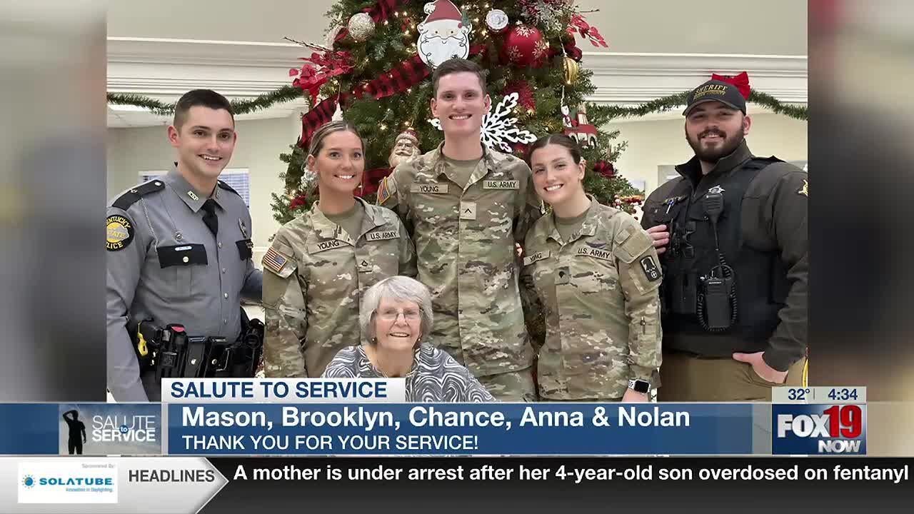 Salute to Service: Mason, Brooklyn, Chance, Anna & Nolan - YouTube