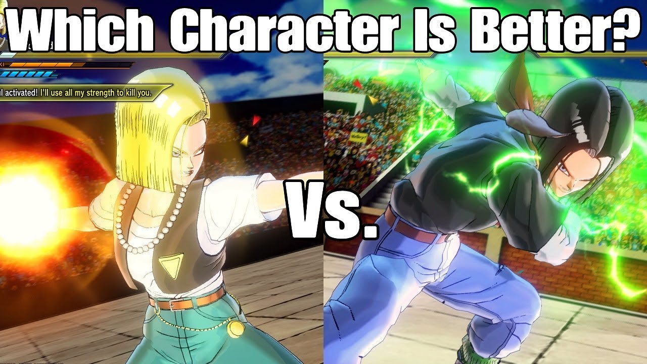 Xenoverse 2 Character Test Android 17 Vs. Android 18! Sibling Rivalry ...