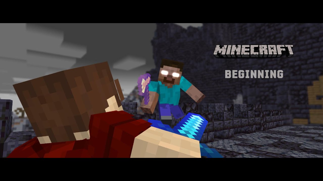 "BEGINNING" Minecraft Movie - YouTube