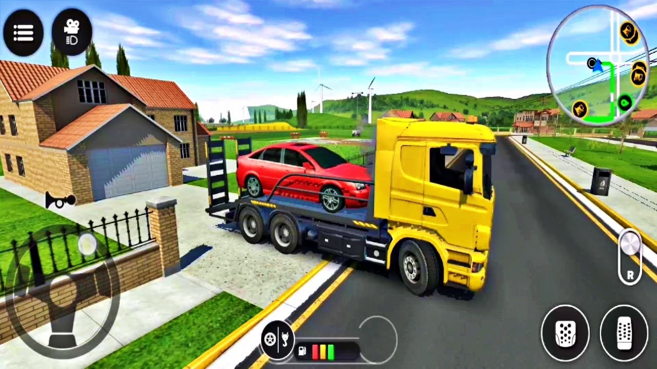 Drive Simulator 2020-Recovery Truck-Part 15-I'm Recovering a sedan from ...