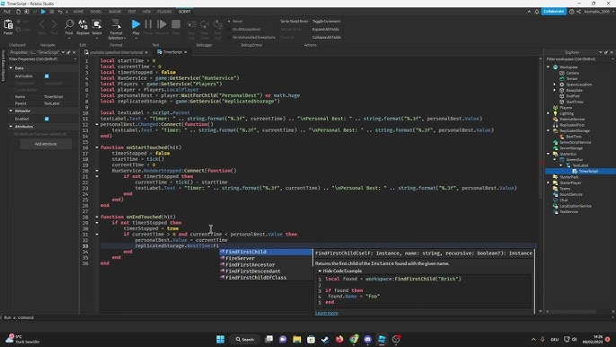 Roblox Tutorial Timer Script Youtube Roblox Tutorials Delay Script