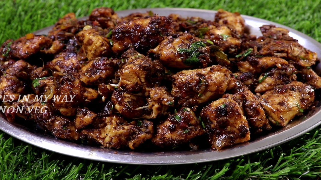 PEPPER CHICKEN - PEPPER CHICKEN FRY- RESTAURANT STYLE PEPPER CHICKEN ...