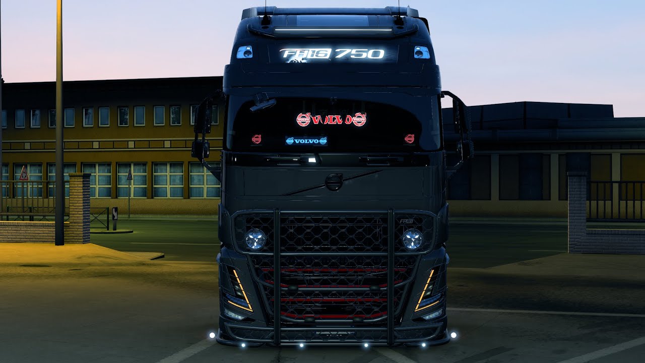 ETS2 | Volvo FH21 540cv | 15t sel de silice | REALISTIC DRIVING | - YouTube