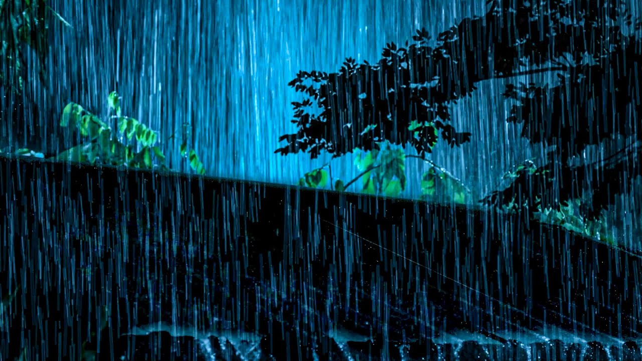 Rain Sounds Make You FALL ASLEEP FAST 😴| Real Hurricane, Heavy Rain on ...