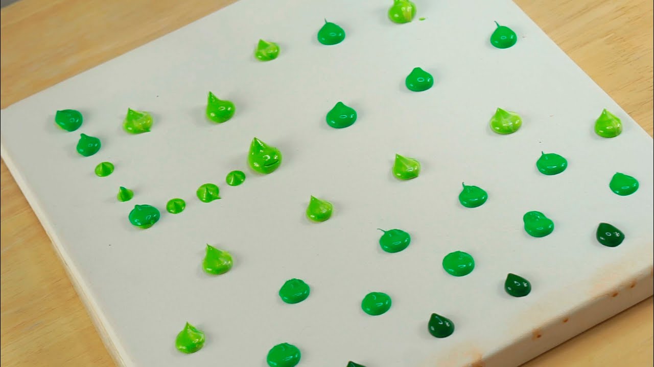 Easy to draw a couple in forest with rop / Acrylic painting techniques ...