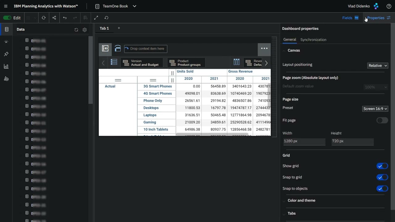 IBM Planning Analytics dark mode - YouTube