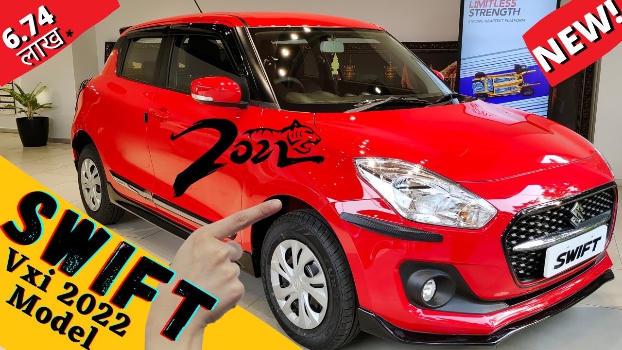 Swift VXI New Model | Maruti Suzuki Swift Walkaround and Review Red ...
