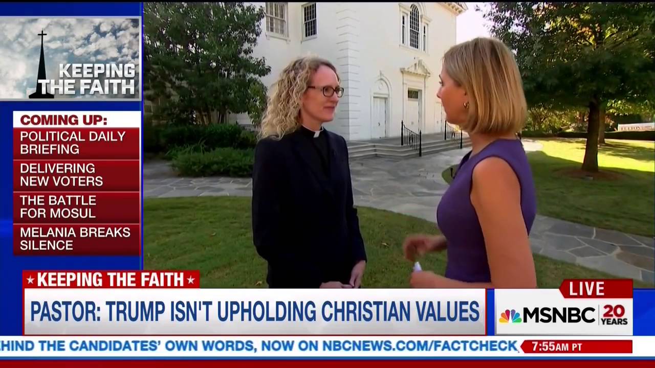 FPL CEO Rev. Jennifer Butler on MSNBC 10.18.16 - YouTube