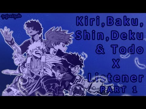 "Stowaway Hearts" Kiri, Baku, Shin, Deku & Todo x Listener ASMR BNHA ...