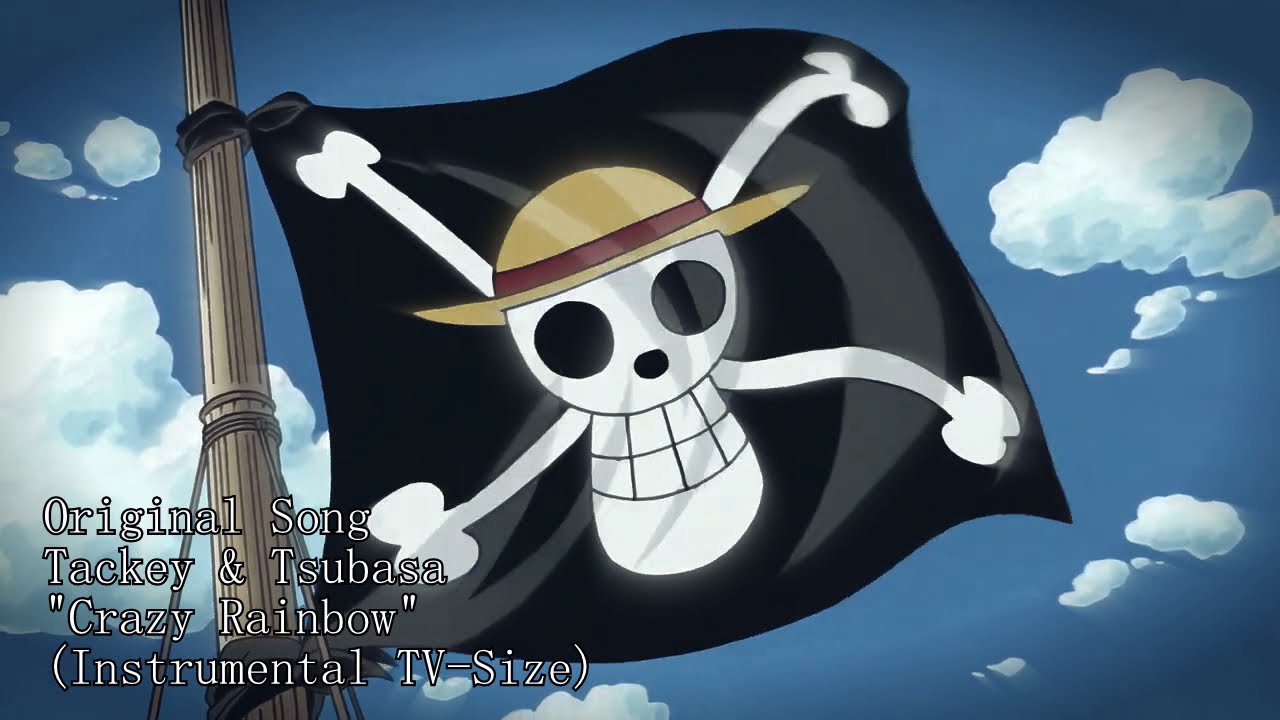 One Piece - Opening 8 (HQ Instrumental TV-Size) {Crazy Rainbow} - YouTube