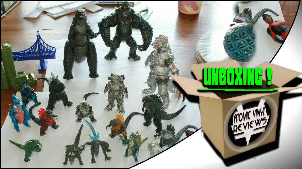 Assorted lot of Godzilla figures UNBOXING ! - YouTube