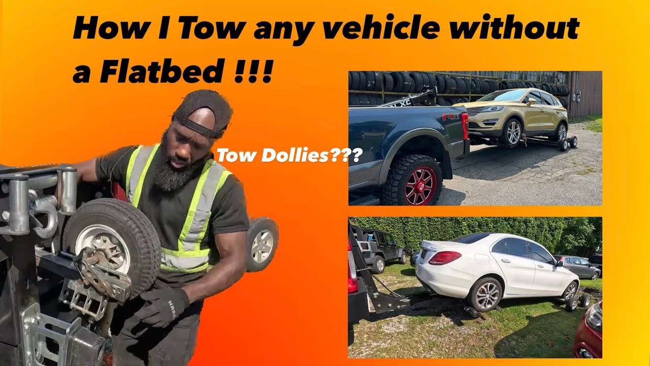 How To Tow Any AWD Vehicle Without A Flatbed Tow Truck using Tow