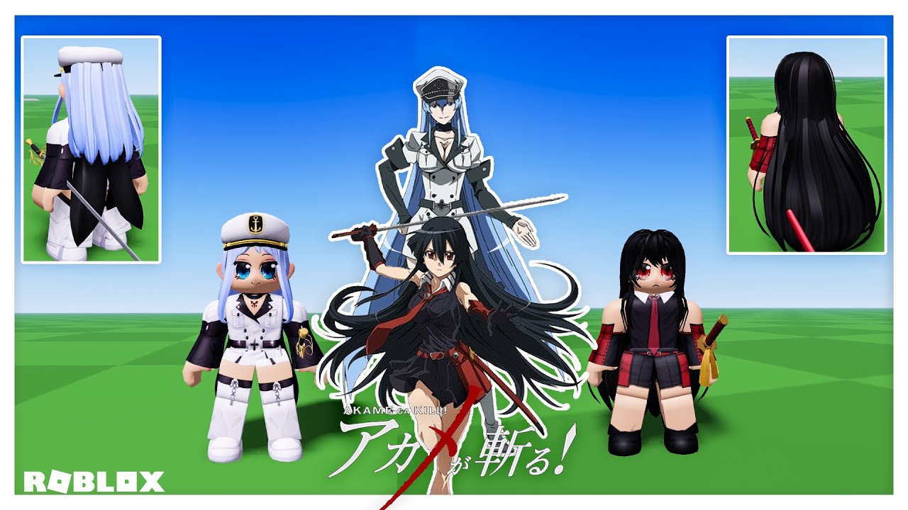Akame & Esdeath Roblox Cosplay: Akame ga Kill Cosplay - YouTube