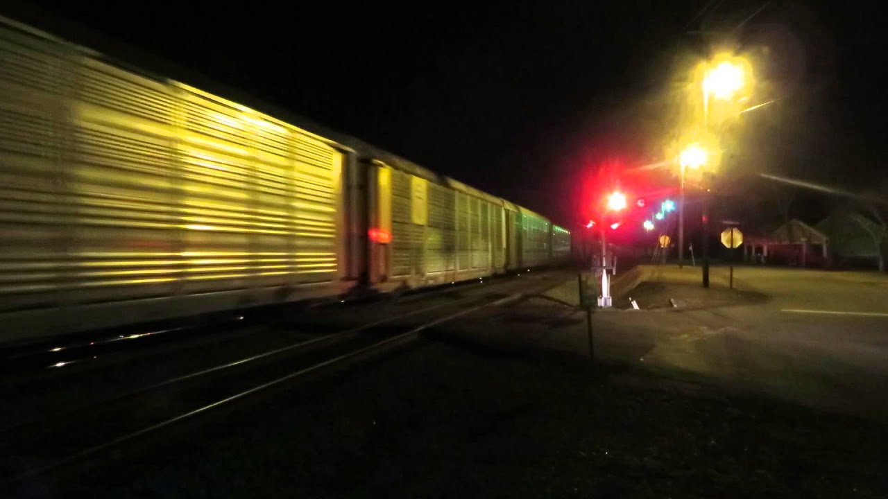 Norfolk Southern Auto Rack through Buford, Ga - YouTube