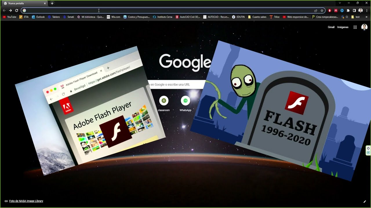 Google Chrome con flash player - YouTube