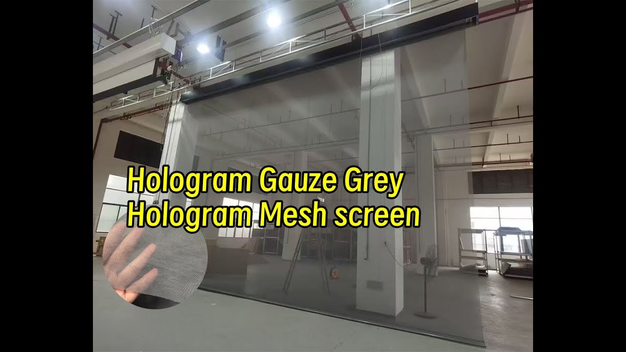 Large Hologram Gauze Projector Screen 3D Holographic Stage Projection ...