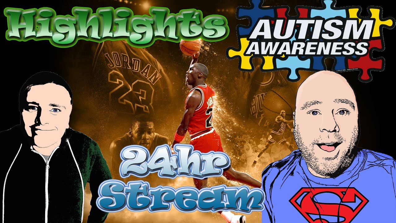 Highlights from 24 Hour #Twitch Stream #Autism Awareness Part 1 - YouTube