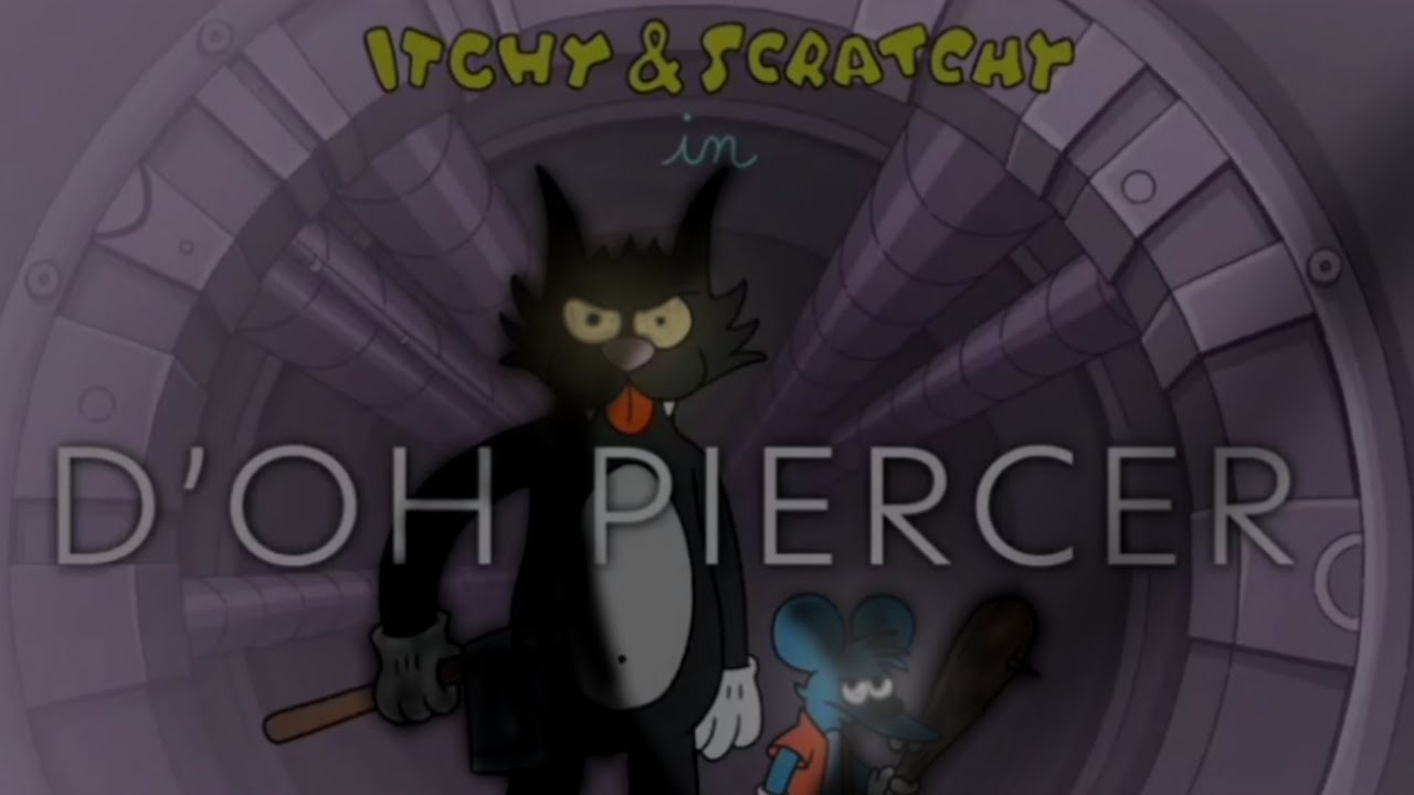 The Simpsons S33 E3 Itchy And Scratchy D'OH PIERCER - YouTube