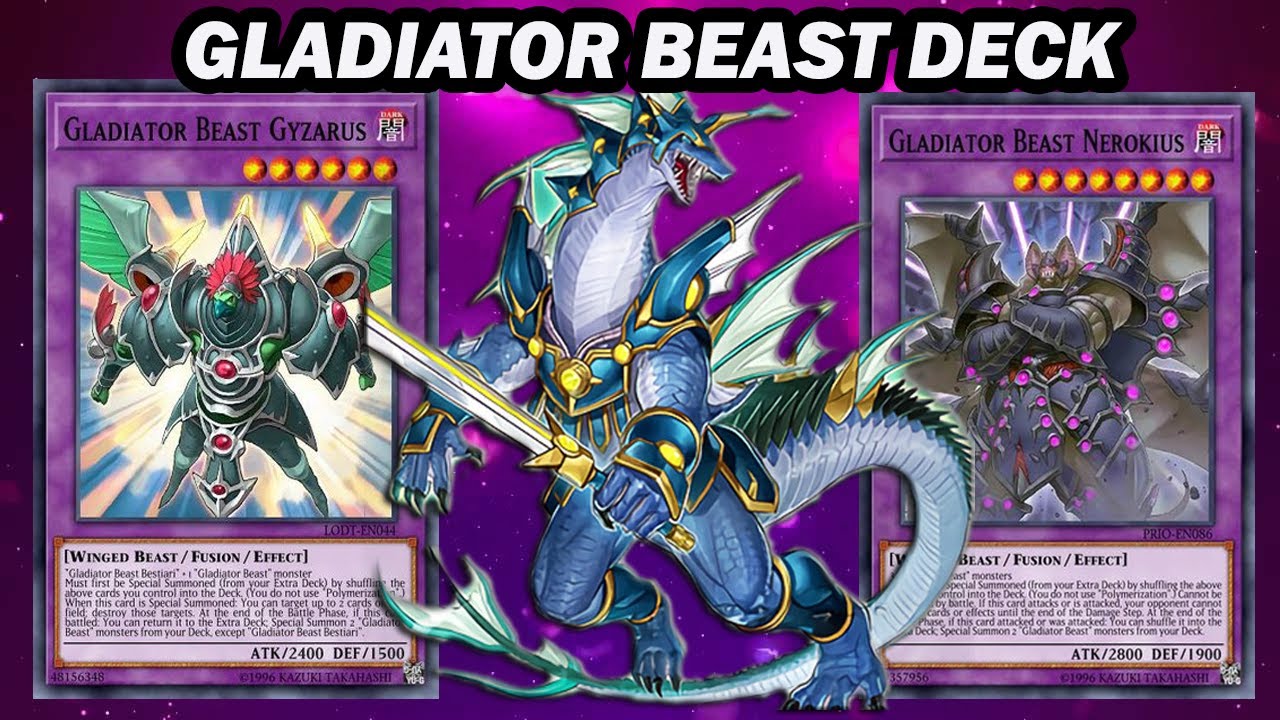 GLADIATOR BEAST DECK 2021[Yu-Gi-Oh! Duel Links]Competes against the ...