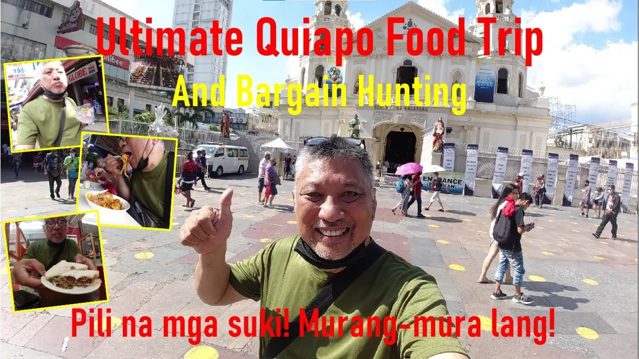 Ultimate Quiapo Food Trip and Bargain Hunting - YouTube
