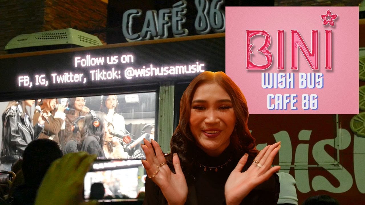 BINI performs on the Wish Bus USA at Cafe 86 - YouTube