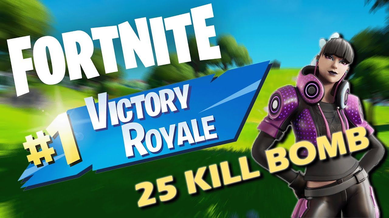 FORTNITE 25 Kill Bomb Zero Build + GIVEAWAY - YouTube