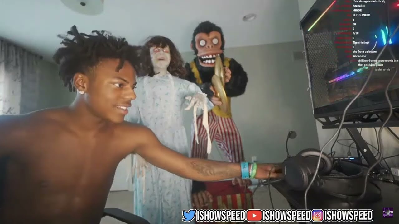 ISHOWSPEED CALLS POLICE ON EXOCISM DOLL *FREAKOUT* - YouTube