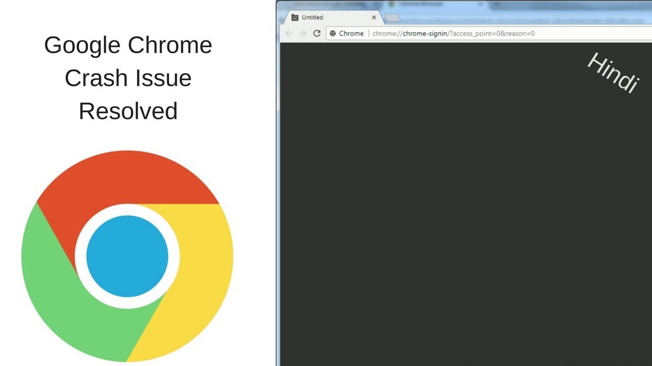 Google Chrome Crash Issue Fix Latest Trick 2017 (Hindi) Working Method ...