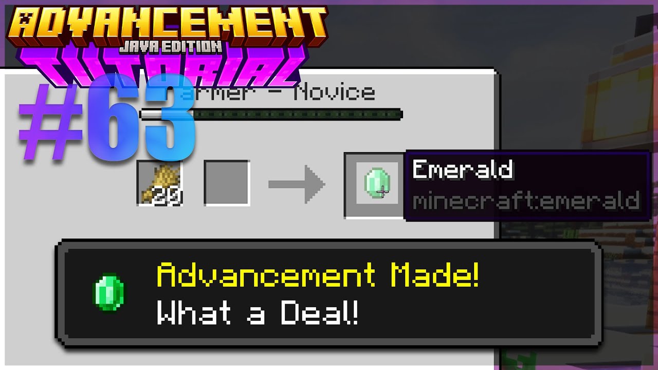 [1.21+ Tutorial] "What a Deal!" Advancement - EASY ADVENTURE ...