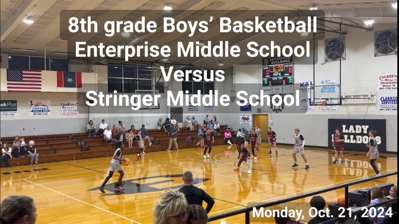 Enterprise vs Stringer 8th Grade Boys’ Basketball - YouTube