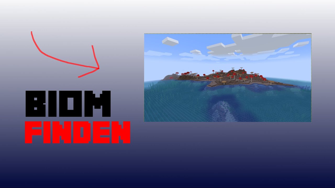 Jedes Minecraft Biom einfach finden (schnell) | Panucrafts - YouTube