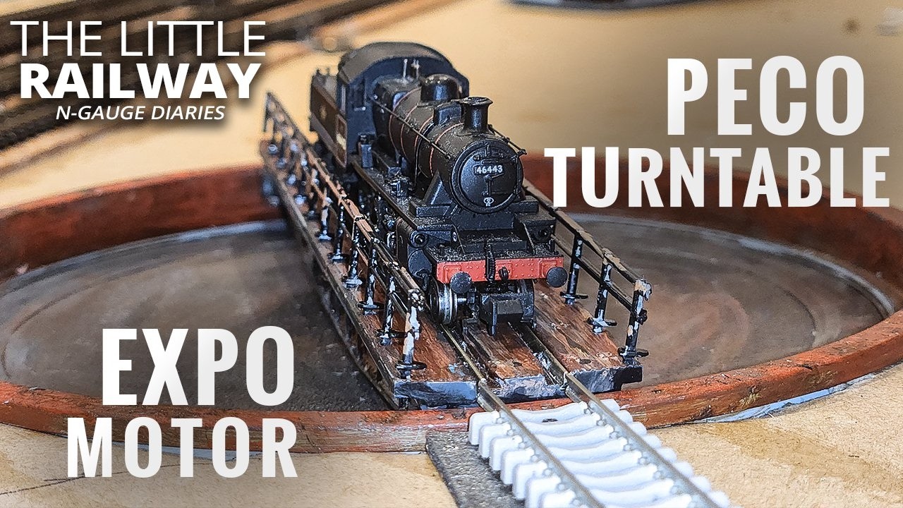 We install the Peco N-Gauge turntable and Expo motorising kit - The ...