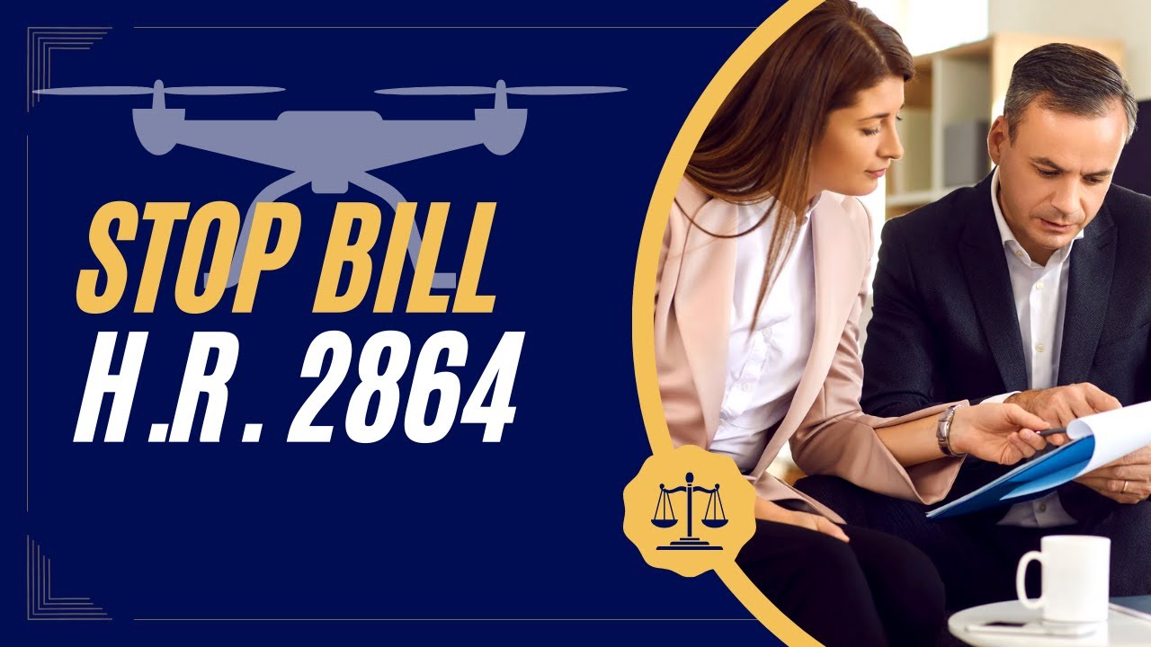 STOP H.R. 2864 - Countering CCP Drones Act. DJI Ban - YouTube
