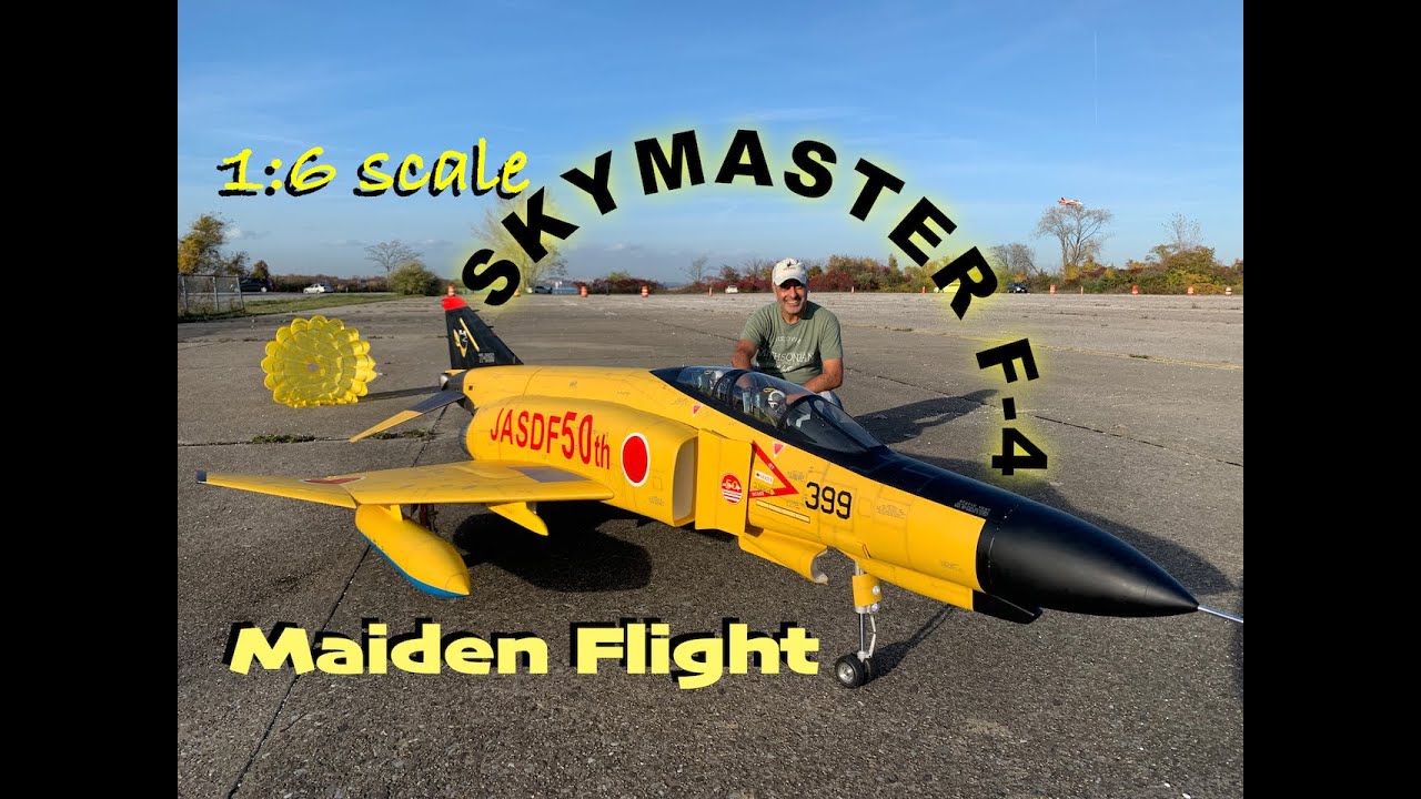 Skymaster F4 maiden flight RC Jet - YouTube