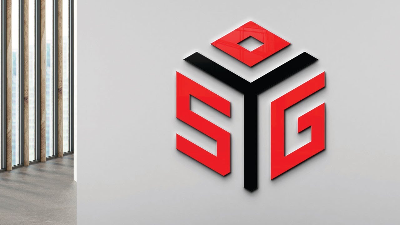 S Y G Logo design | Professional grid logo | Any letter logo create ...