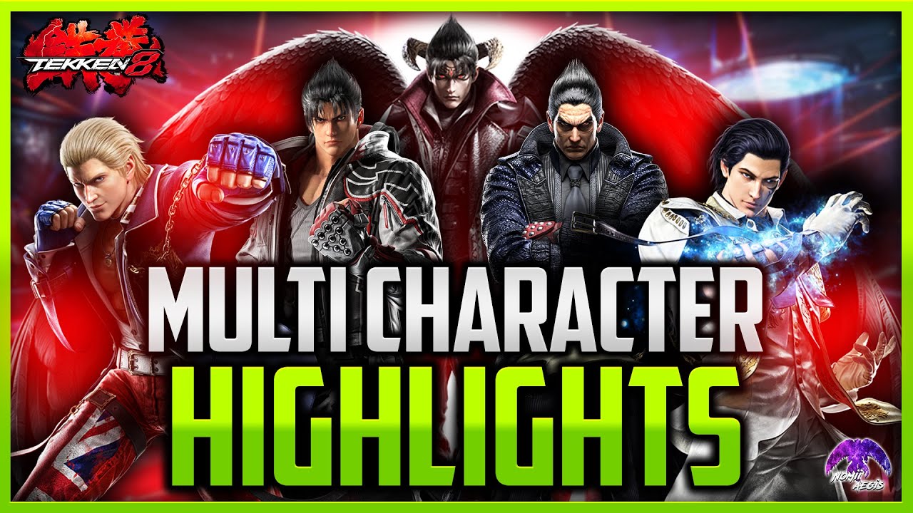 T8 Multi Character Highlights Combos, Comebacks, Tech, And Many More ...