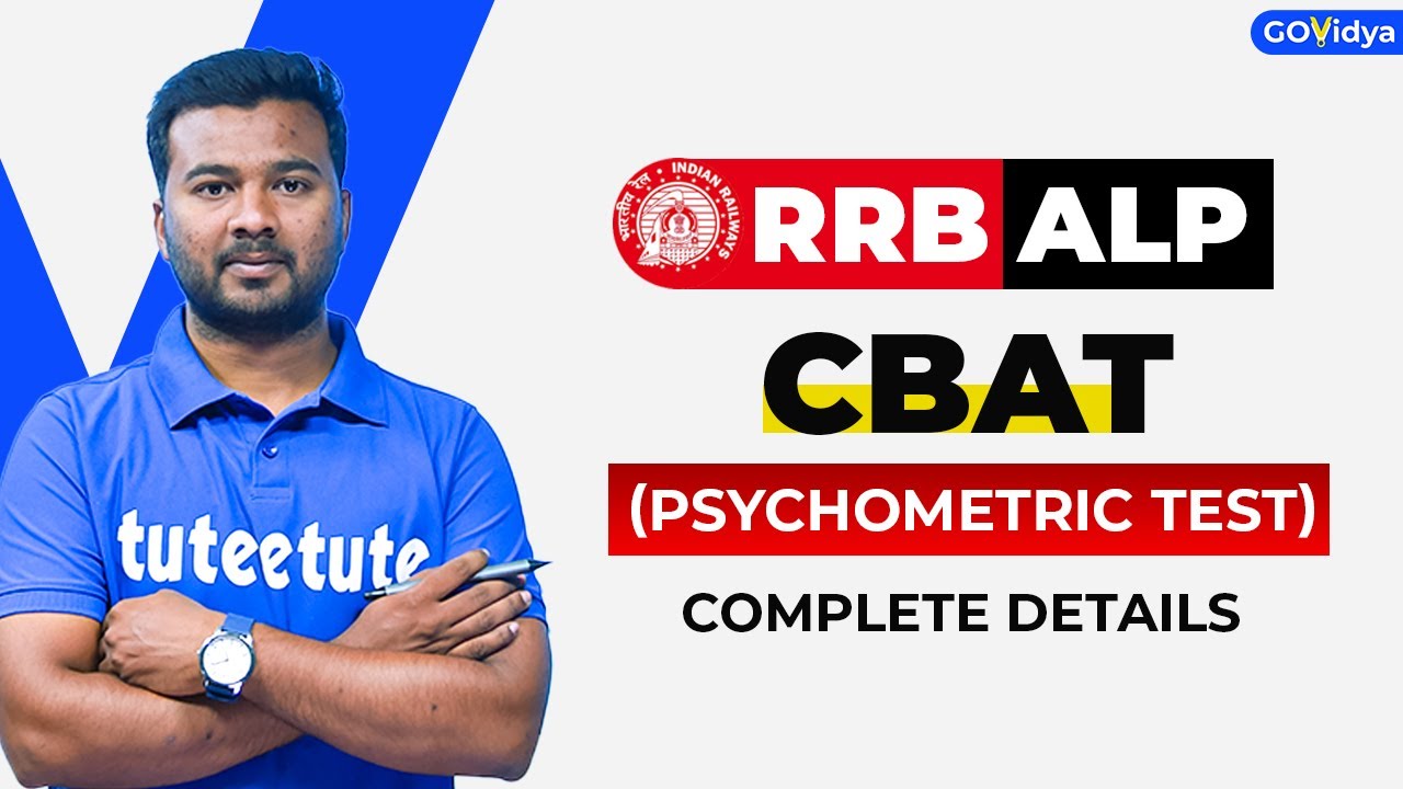 RRB ALP CBAT ( (Psychometric test) Complete Details #rrbalp #cbat # ...