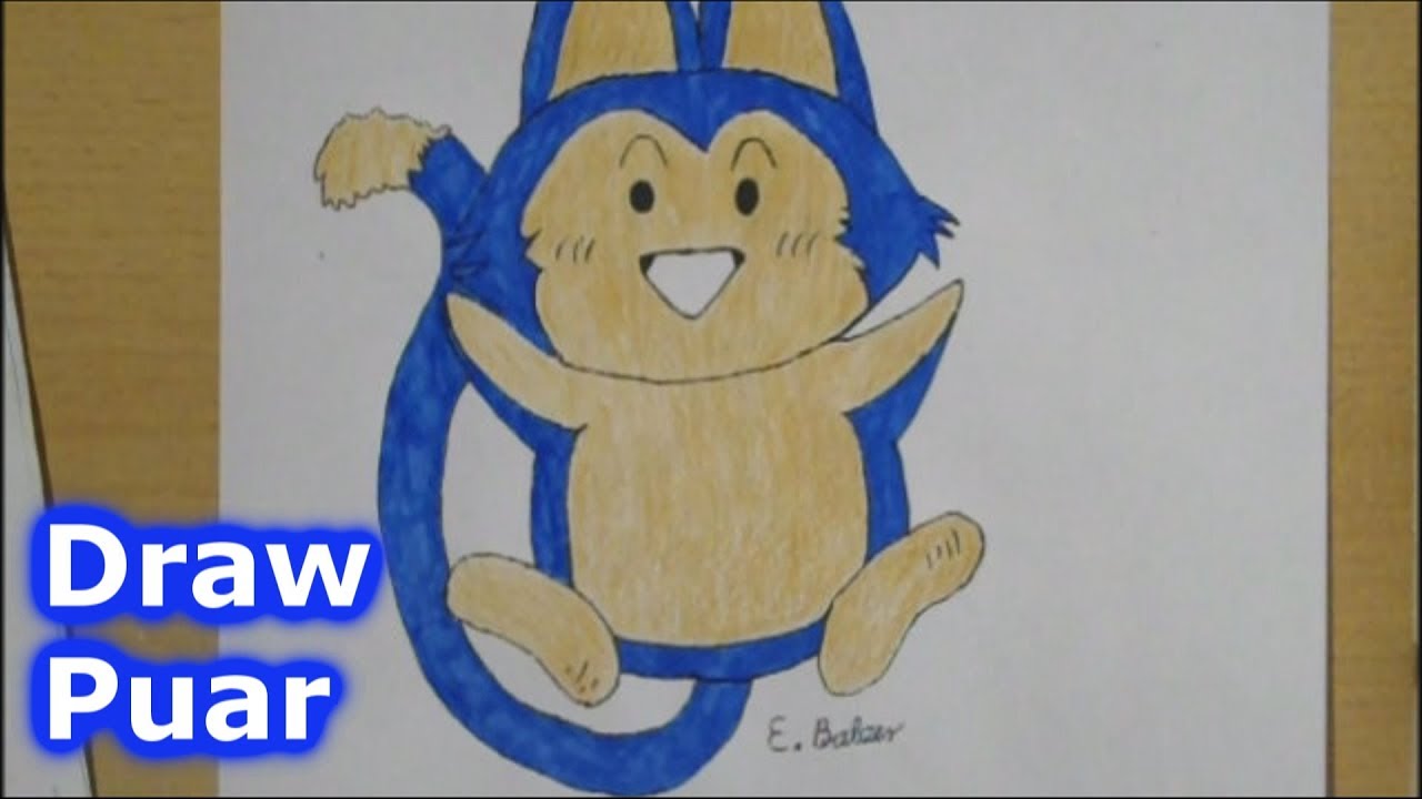 Drawing Pool / Puar / プーアル from DragonBall - YouTube