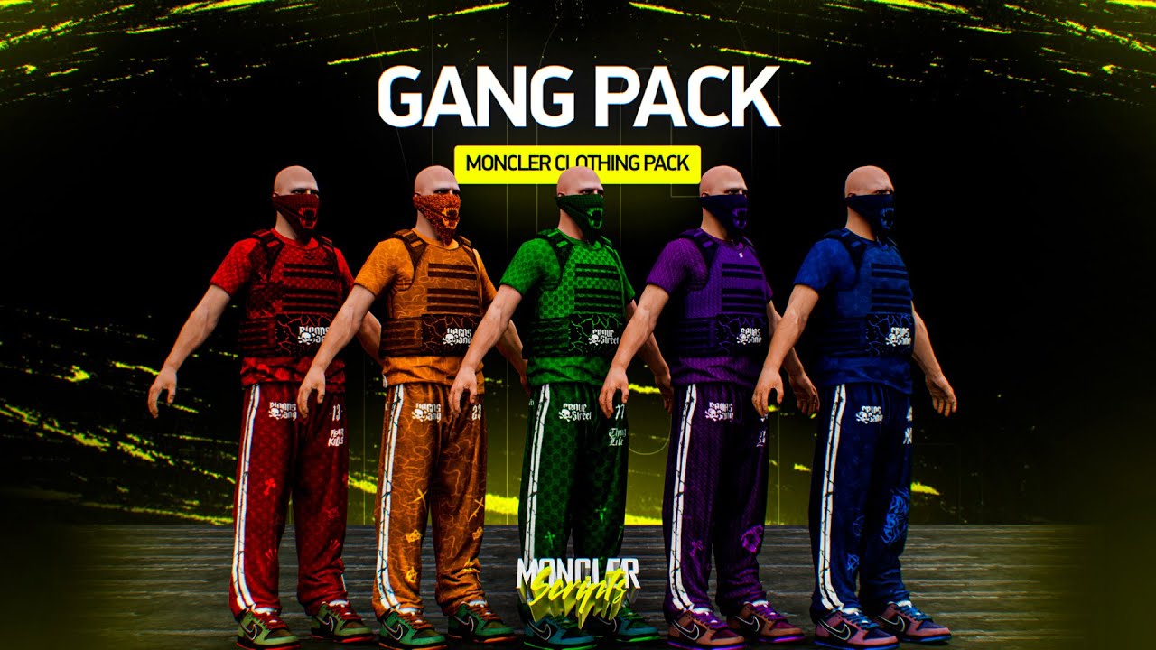 [FiveM] GANG PACK [Clothing Pack - Male & Female] - YouTube