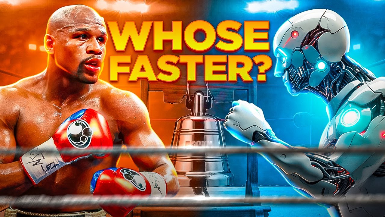 Who is Faster Floyd Mayweather boxer vs Ai robot - YouTube