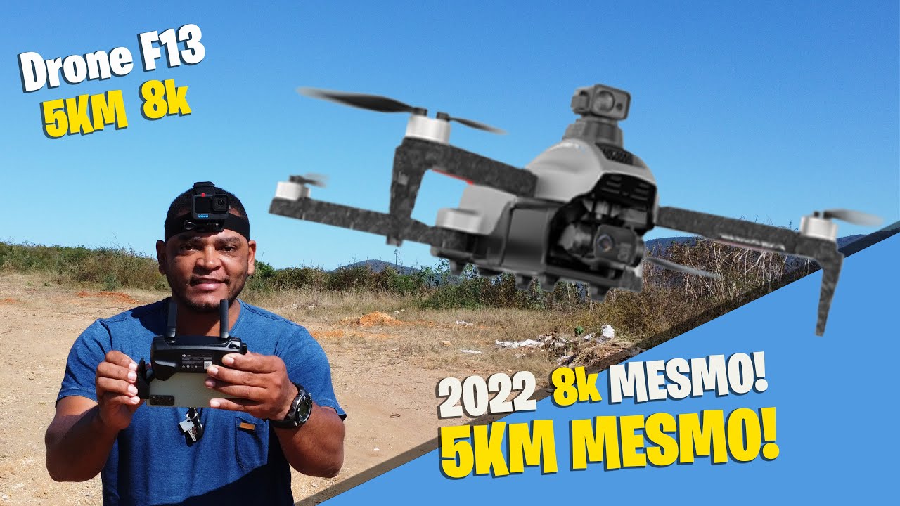 Drone F13 Max 5km 8k - Bom e Barato - PRA QUE MAIS - YouTube