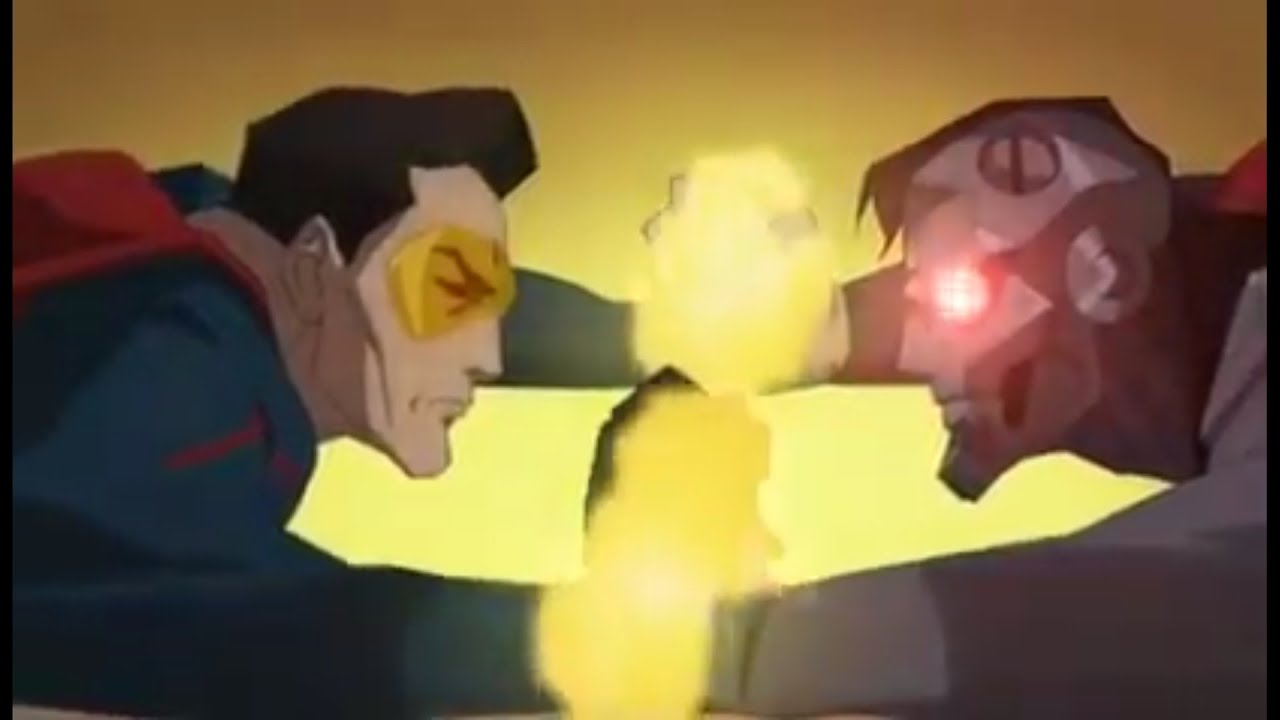 Reign Of The Supermen : Eradicator vs. Cyborg Superman - YouTube