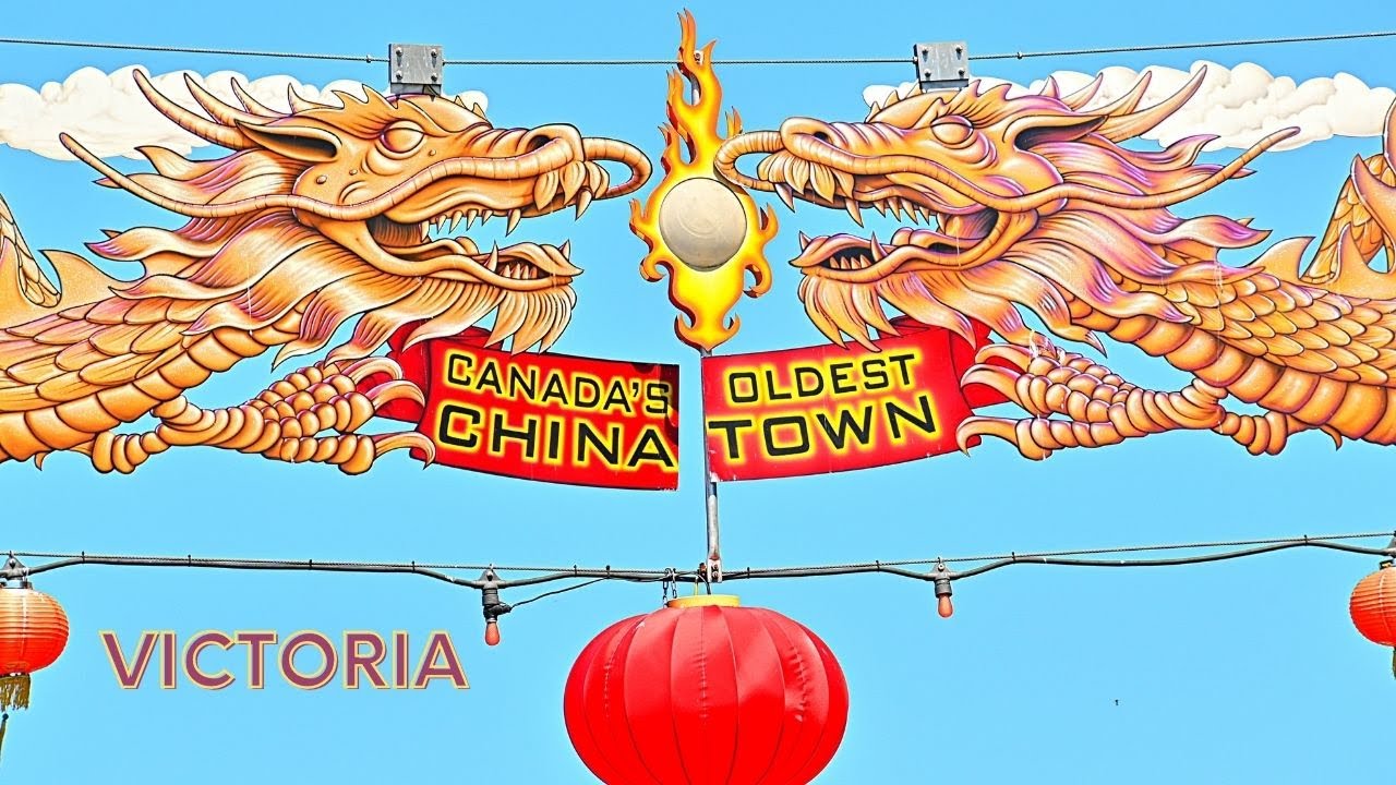 [4K HD] Exploring the Canada's Oldest Chinatown in downtown Victoria ...
