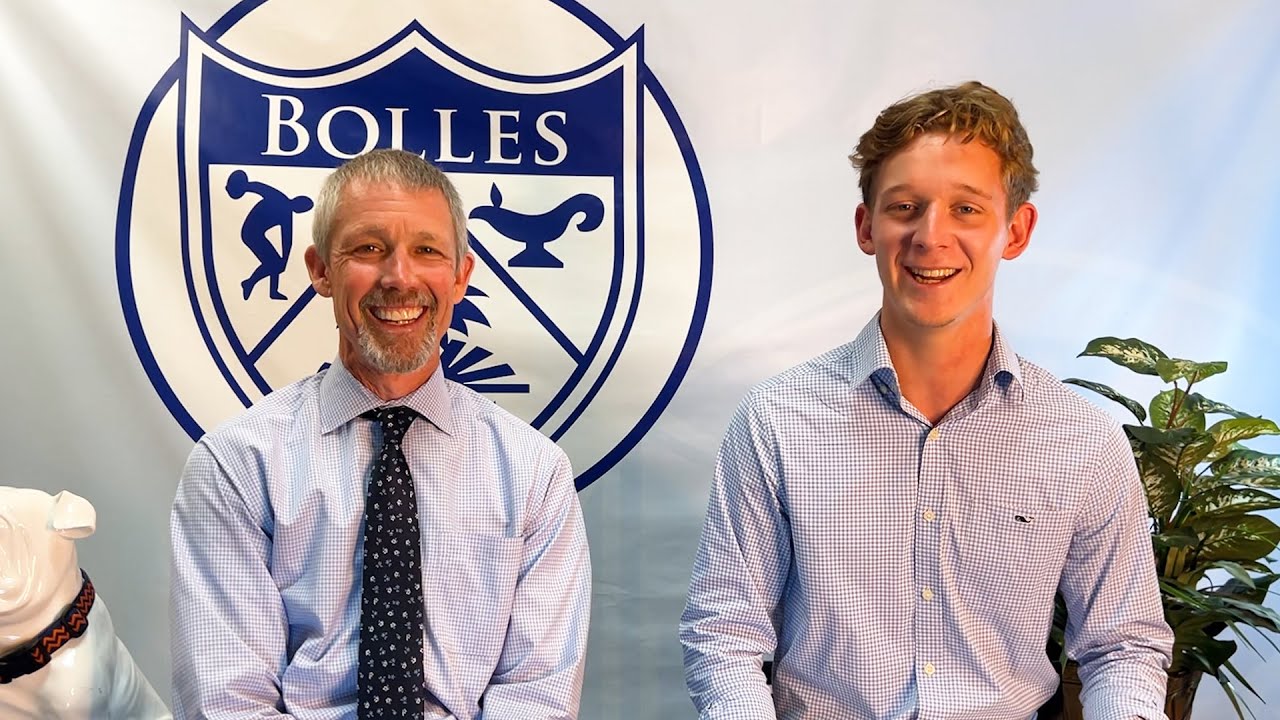 Tyler Hodges with Class of 2025 President Kent Peyton '25 - YouTube