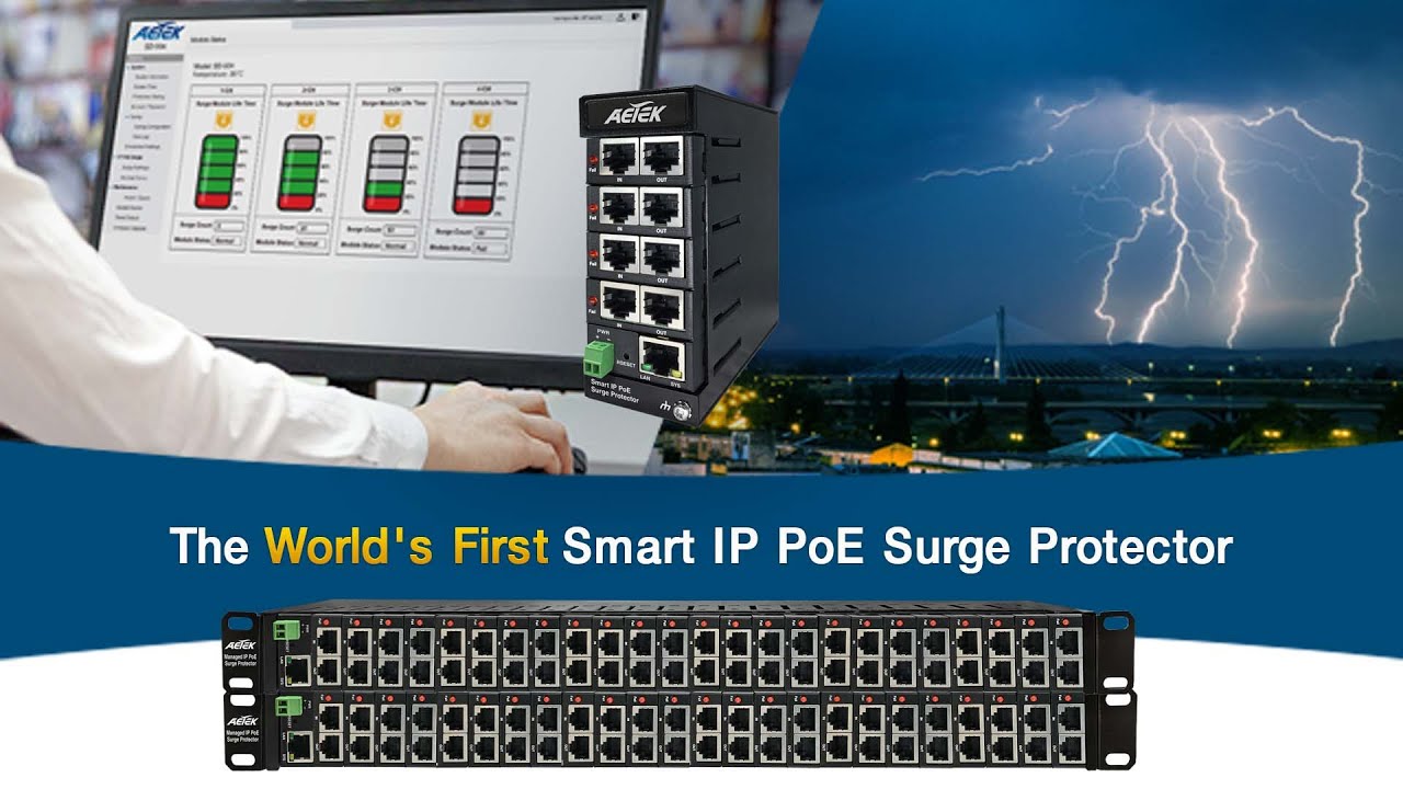 The World's First Smart IP PoE Surge Protector - YouTube