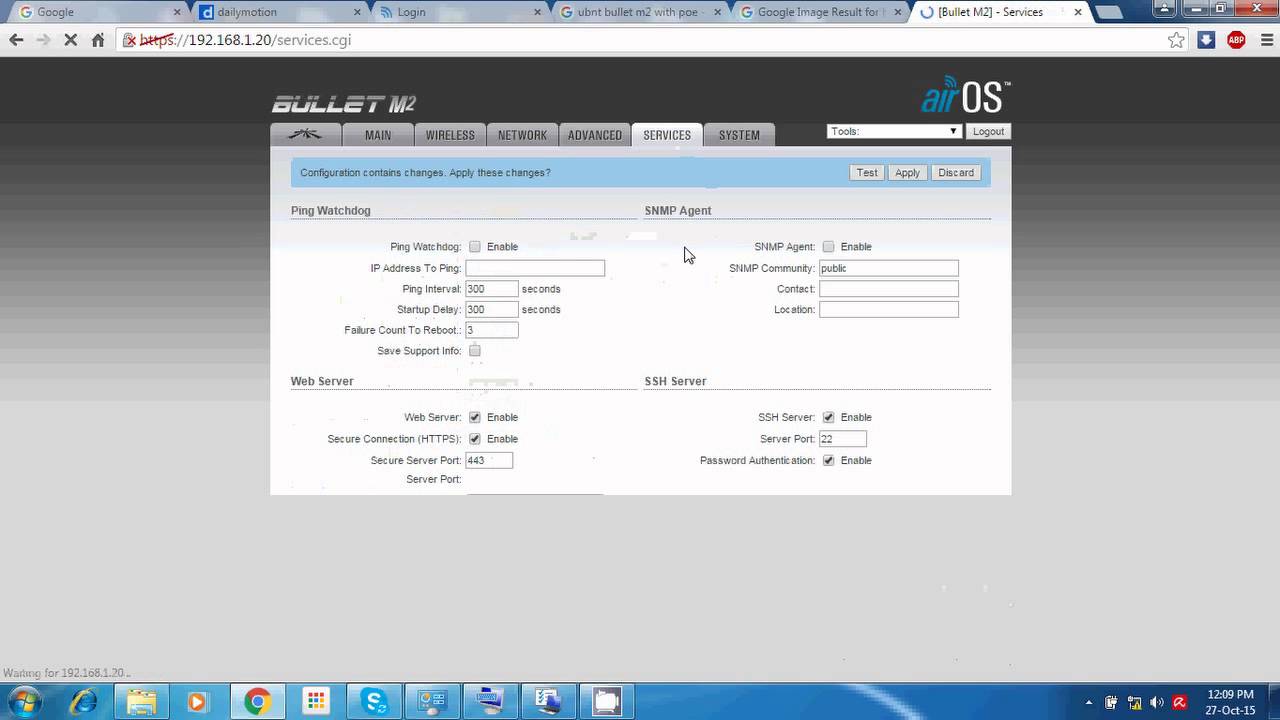 Ubnt bullet m2 access point configuration mode in urdu/hindi - YouTube