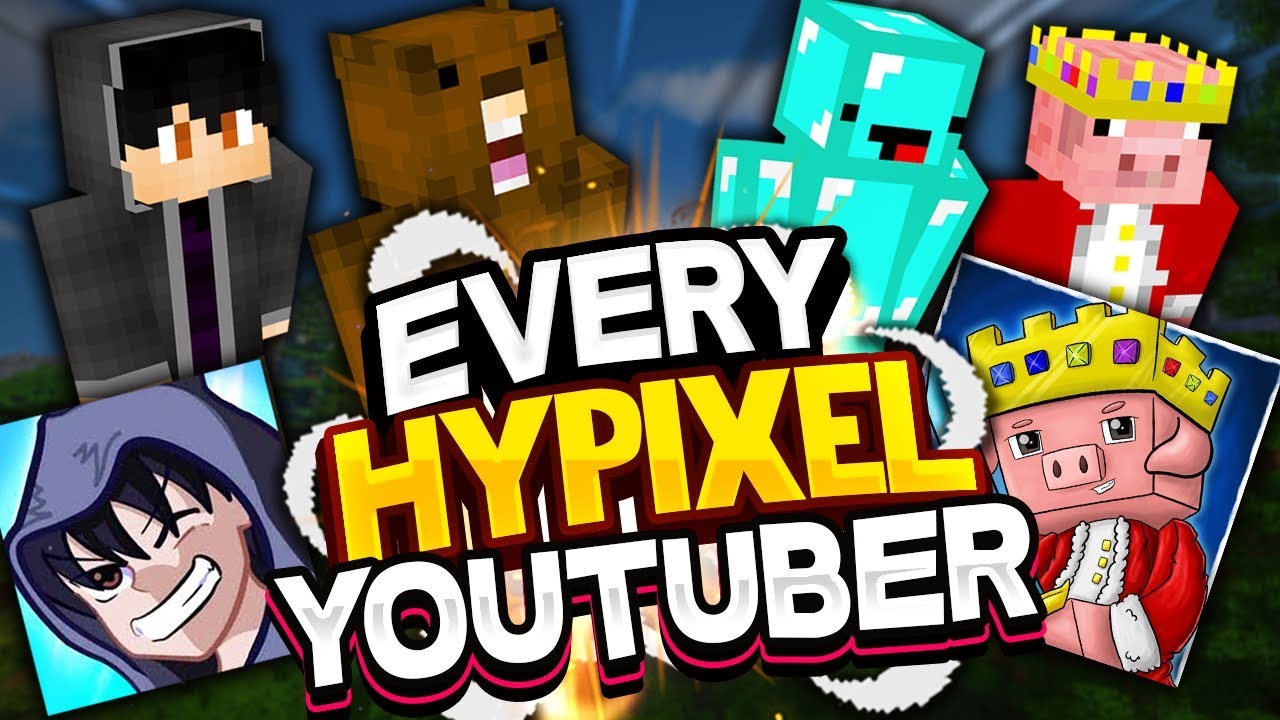 Every Hypixel Youtuber! Ft. Skeppy, TechnoBlade, ShotGunRaids - YouTube