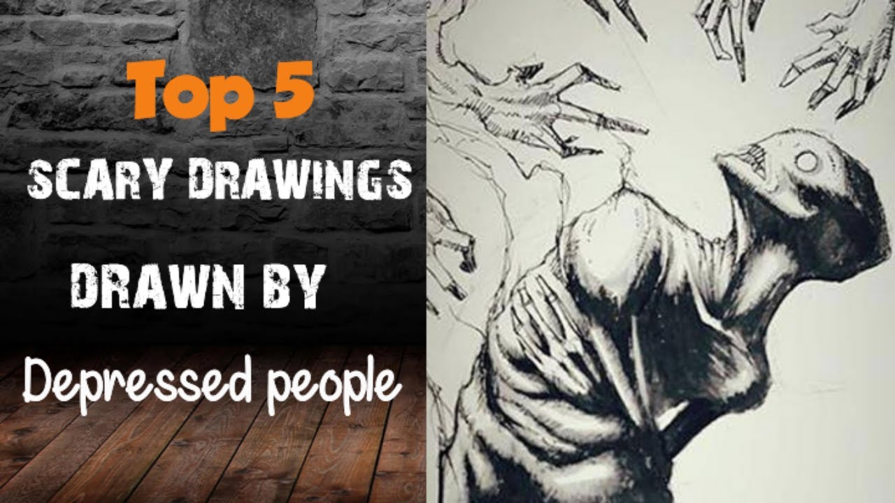 TOP 5 Scary Drawing drawn by mental disordered people - YouTube
