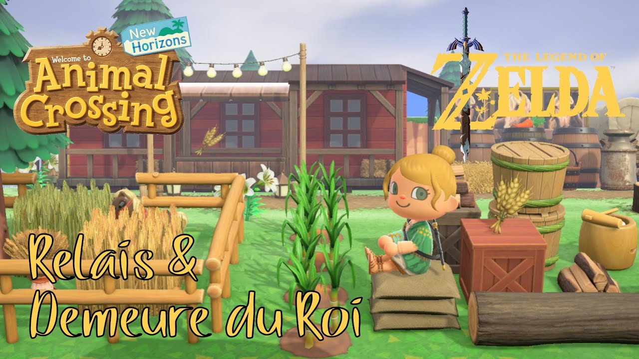 Animal Crossing New Horizons - île Zelda - Relais & Demeure du Roi d ...