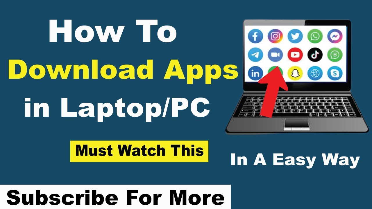 How To Download Apps in Laptop/PC | Laptop me App Kaise Download Kare ...